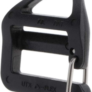 Black Plastic Gatekeeper Buckle: 1 Inch Webbing Strap Adjuster - Pack ...