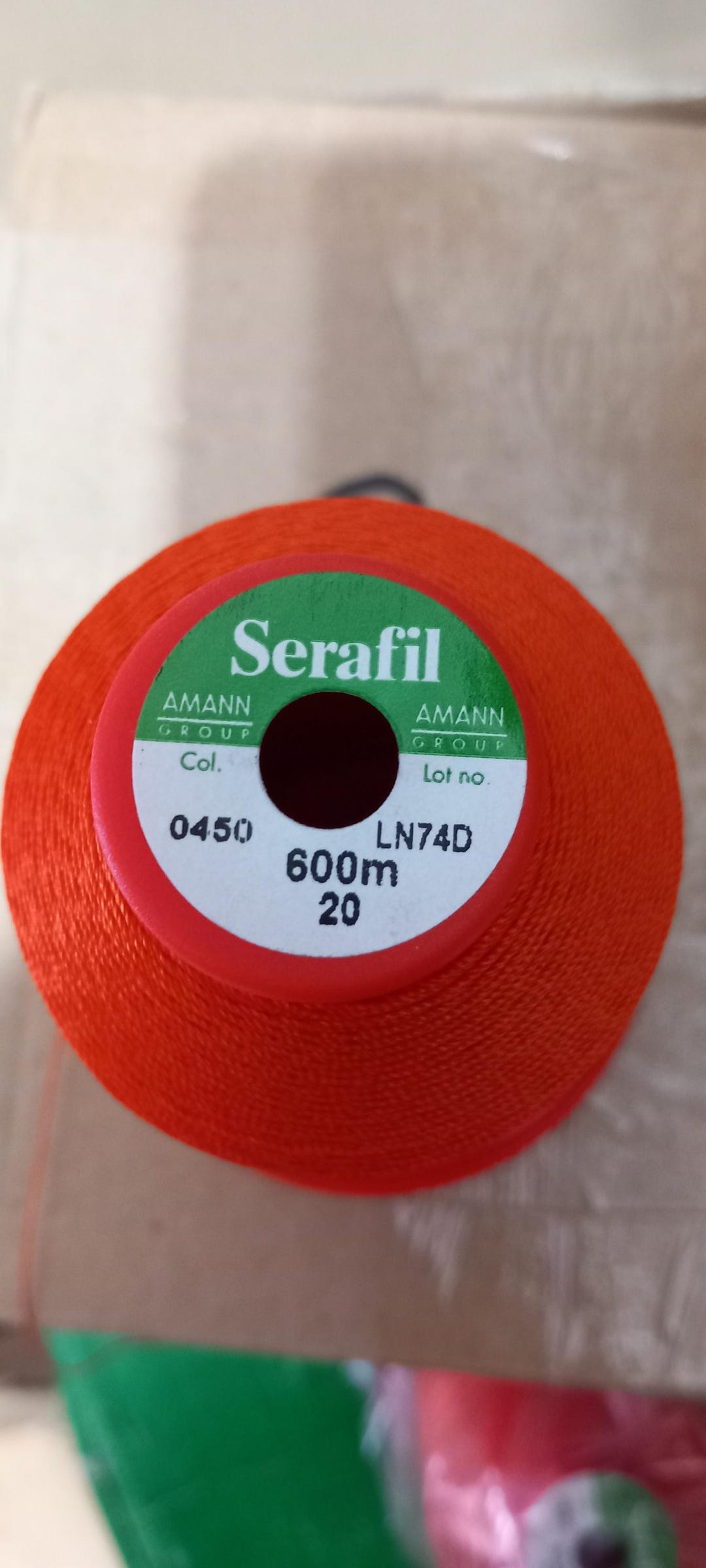 Amann Serafil Sewing Thread Color 0450 Size 20 Tex 135 : Strong ...