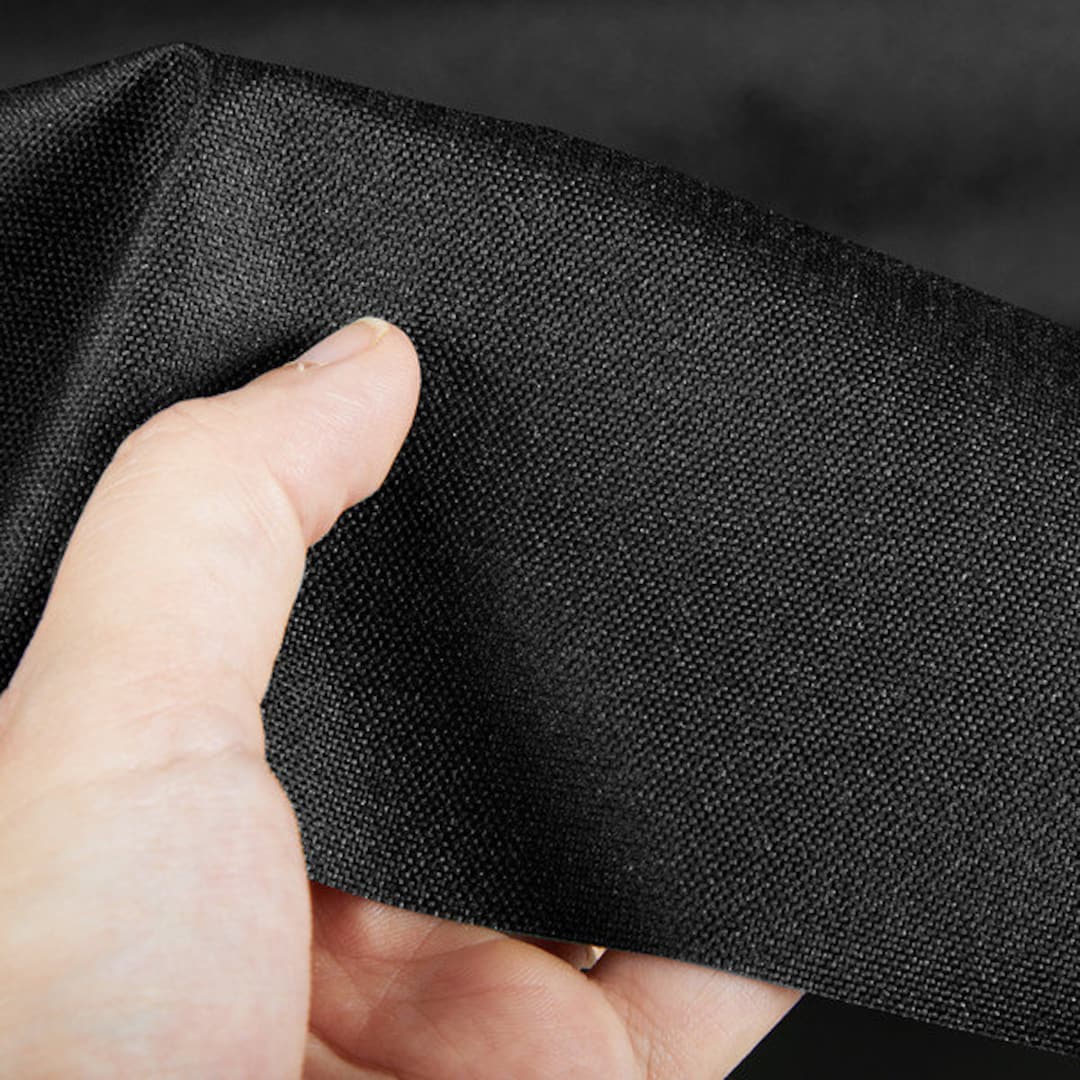 Black INVISTA Cordura Fabric, Waterproof , Cordura 500 Denier, Pu ...