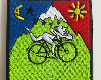 Albert Hoffman Bicycle Day Patch | Etsy UK
