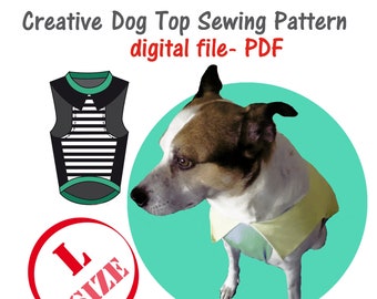 Large Dog Tank Top Pattern - Etsy