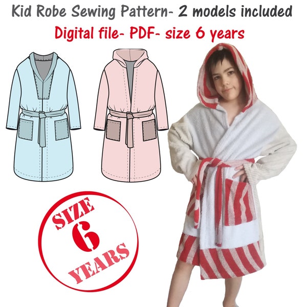 Boy Robe Pattern - Etsy