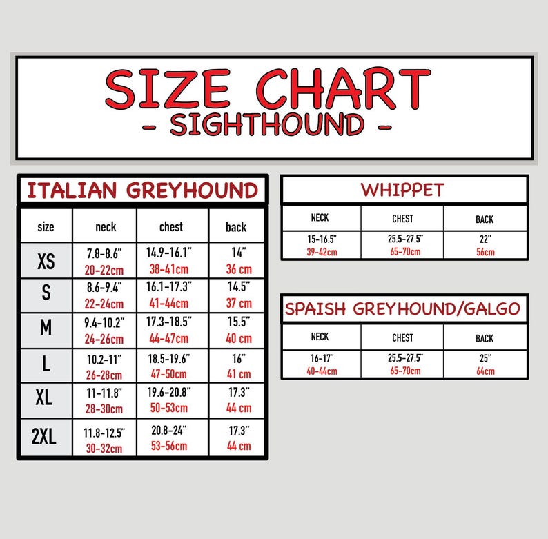 Italian Greyhound T-shirt Sewing Pattern PDF - Size L (digital Download ...