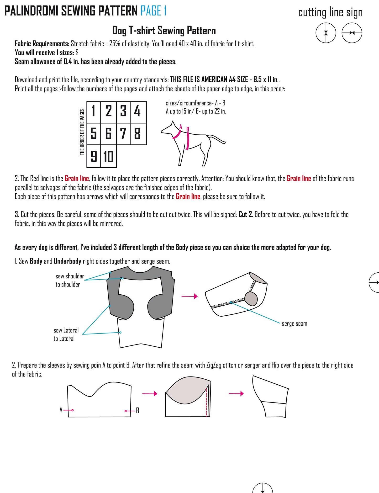 Small Dog Hoodie Sewing Digital Pattern Pdf Pet Dog Appear - Etsy