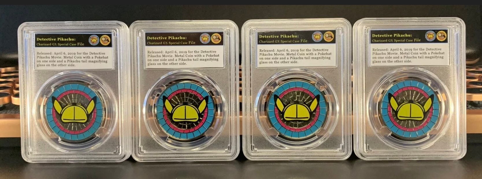Pokemon Detective Pikachu Metal Coin in Custom Slab I.D. Mint - Etsy