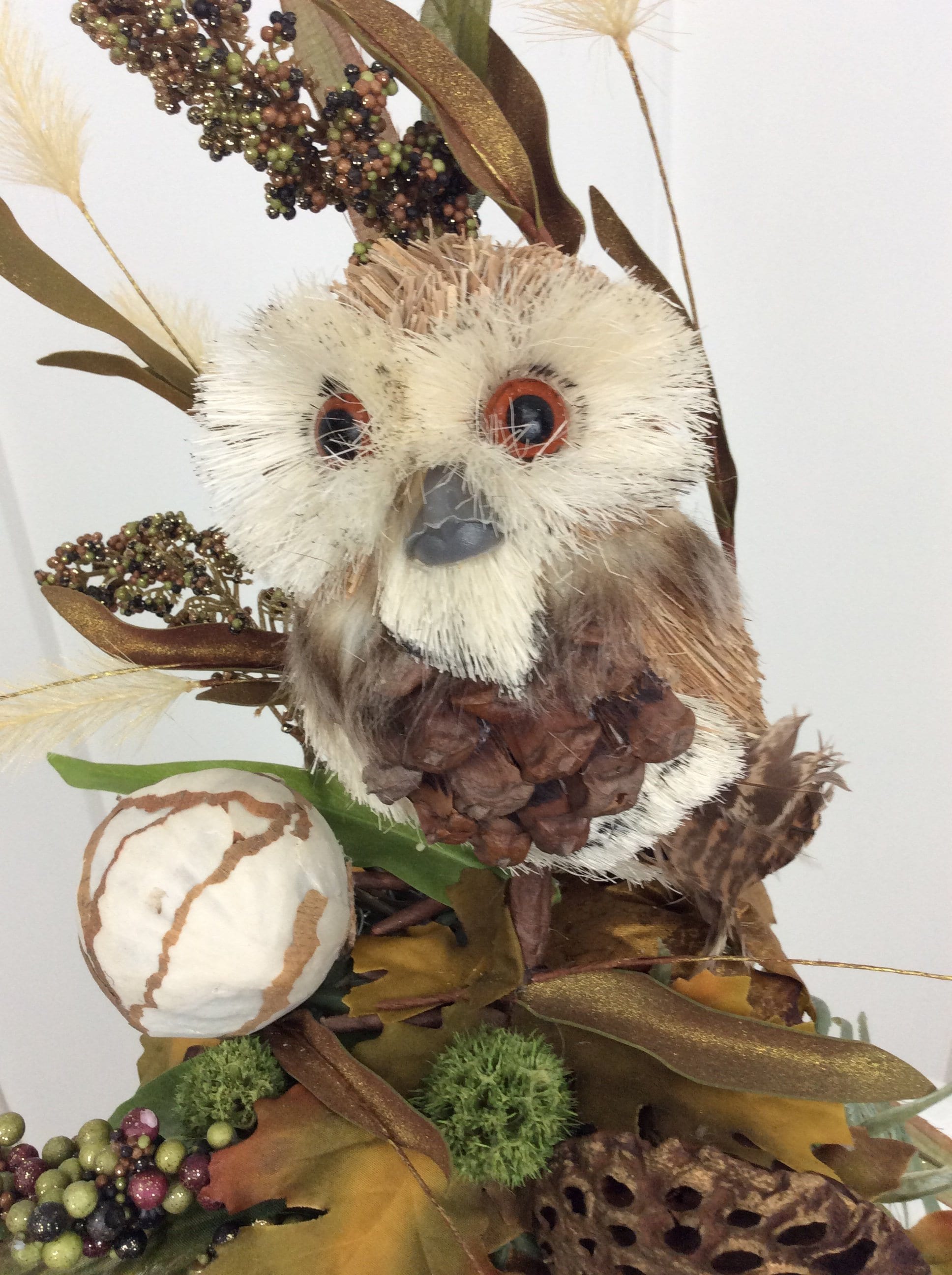 Owl Centerpiece, Owl Decor, 18 Inch, Table Centerpiece, Fall Decor ...