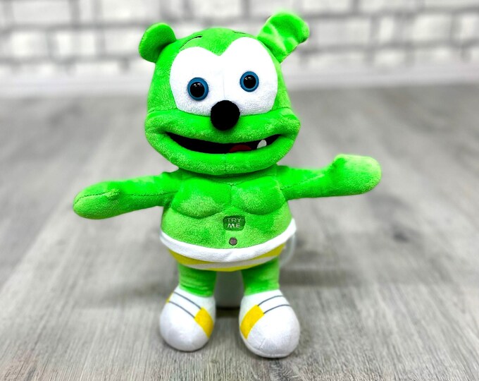 Gummibär the Gummy Bear Plush Toys 11.5" Music Toys Vintage Collectible ...
