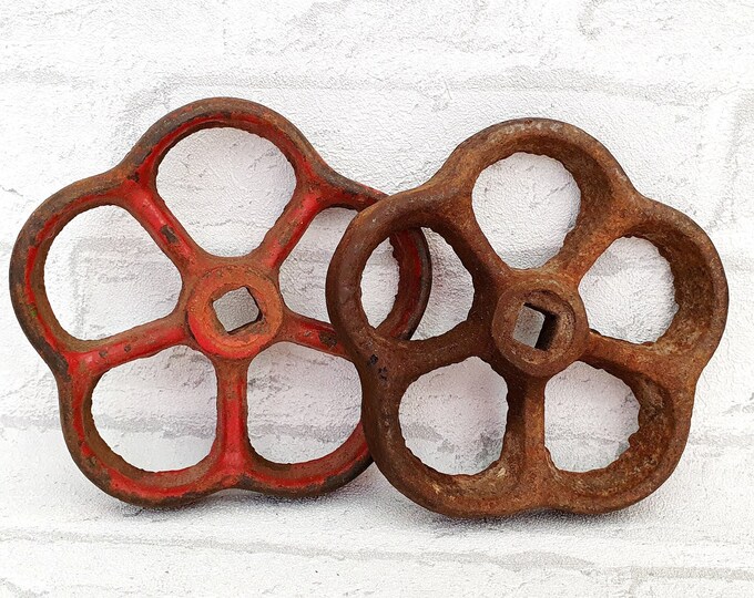 Vintage Water Faucet Metal Valve Knob Craft Supplies Industrial Supply ...