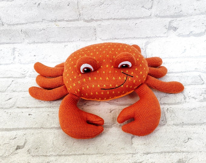 Stuffed Crab Plush Toys Vintage Crab Toys 13 Collectible - Etsy