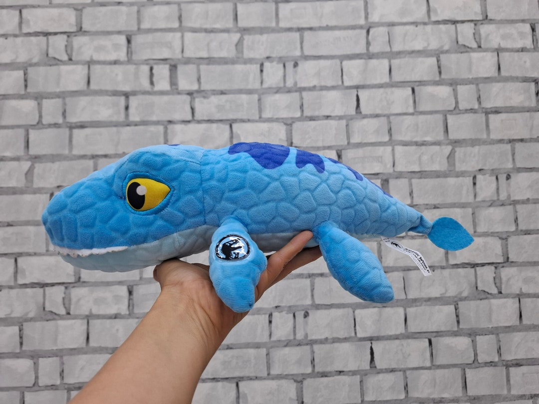 Jurassic World Cretaceous Mosasaurus Dinosaur Plush Toys Vintage 16.5 ...