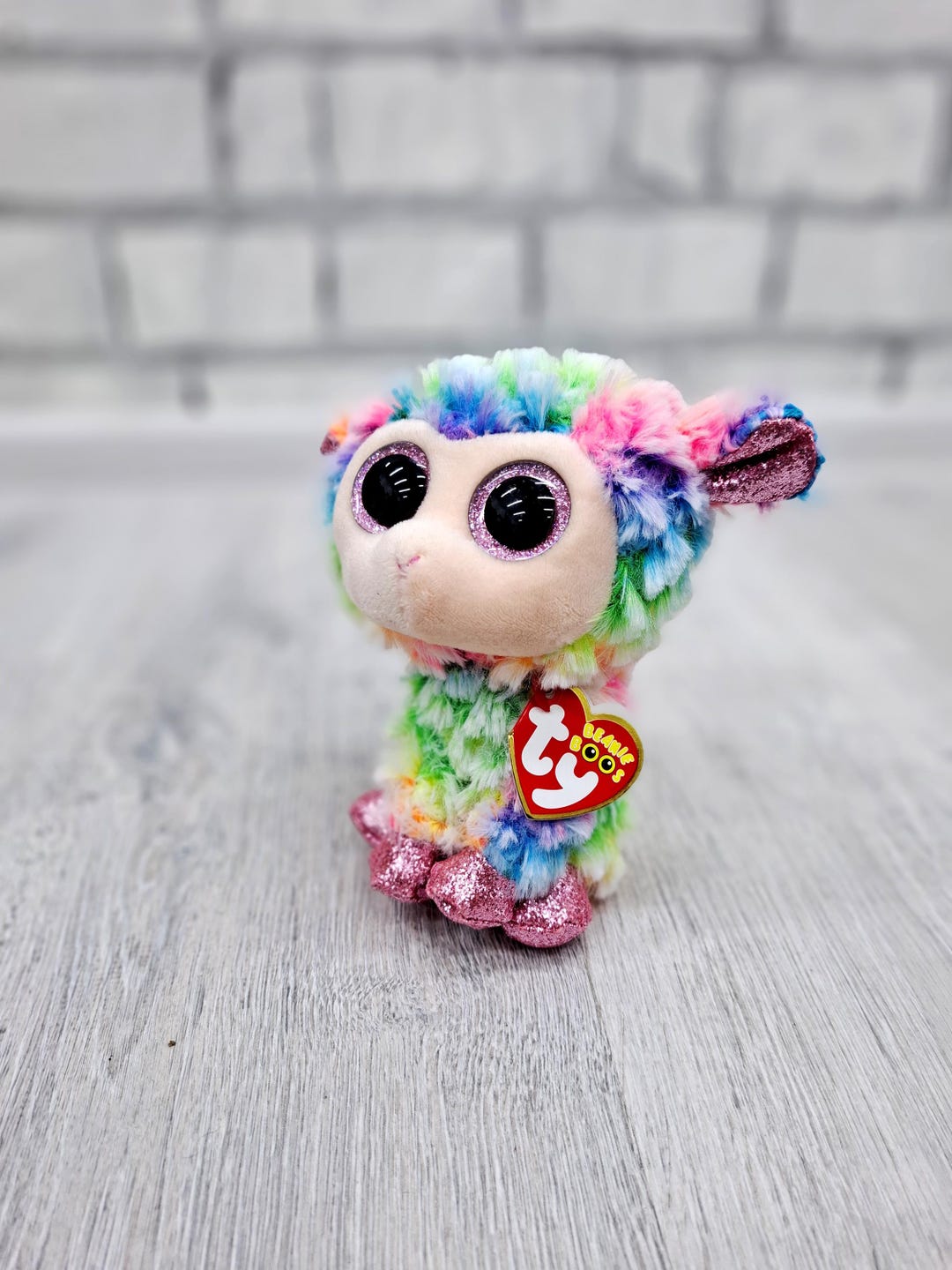 Ty Beanie Boos Rainbow Daffodil Sheep Lamb Plush Toys 6" Kids Toys ...