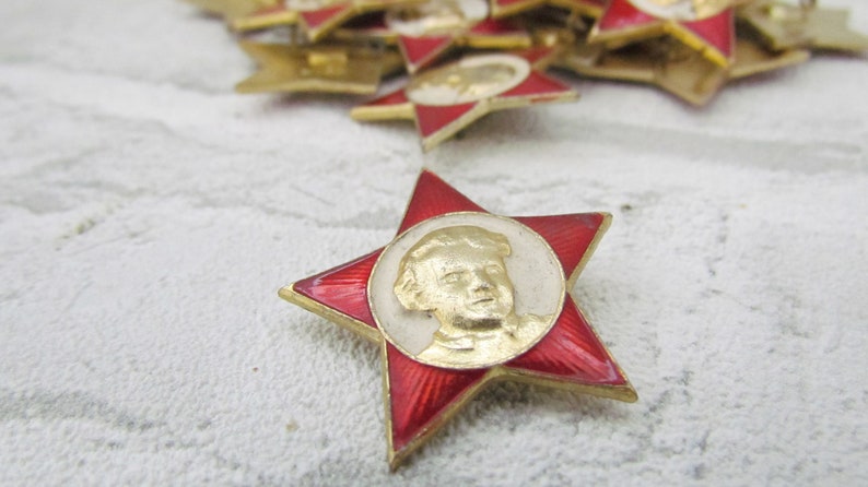 Army Military Gift Military Red Star Pins Military Pin Pioneer - Etsy