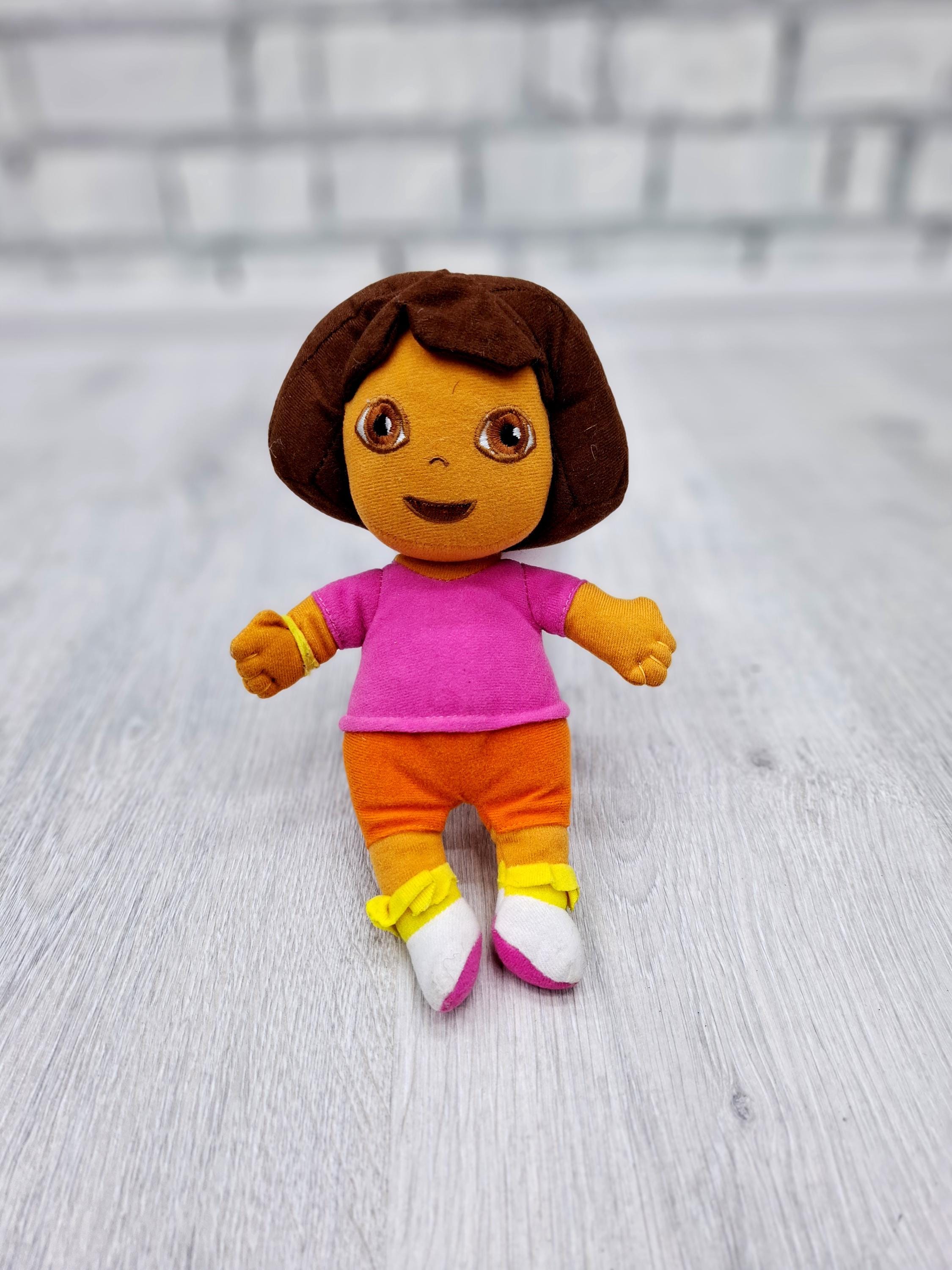 Stuffed Dora the explorer doll Plush toys 8.5 Vintage Princess Plush doll collectible toy Childrens Toy Stuffed Toy kids Toy