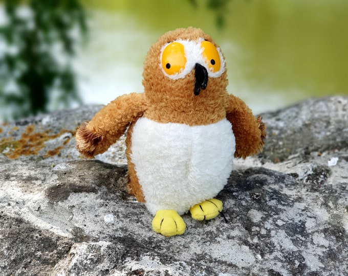 Owl Gruffalo Plush Toys Vintage Owl Plush Toys 6 - Etsy