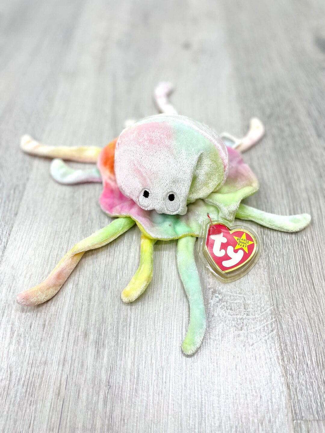 90s Ty Beanie Babies Stuffed "goochy" the Jellyfish Plush Toys 7 ...