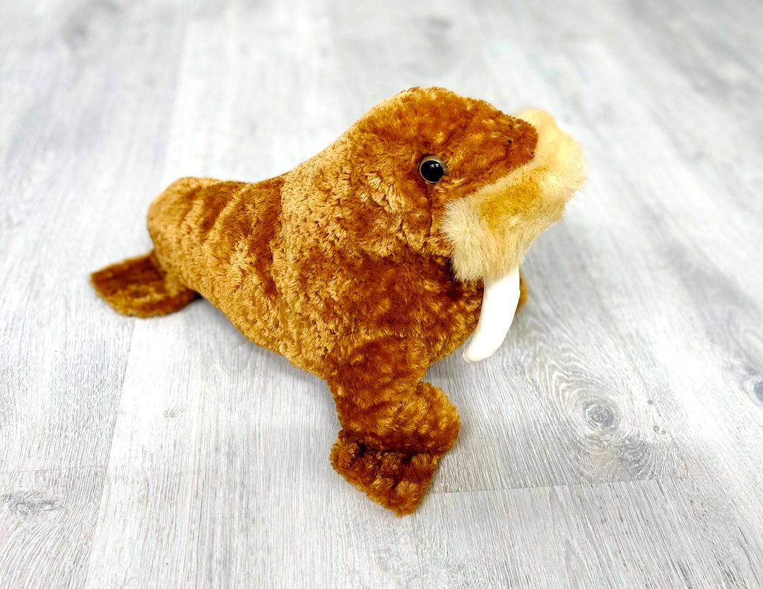 Stuffed Walrus Plush Toys 11 Soft Walrus Toys Vintage Collectible Toy ...