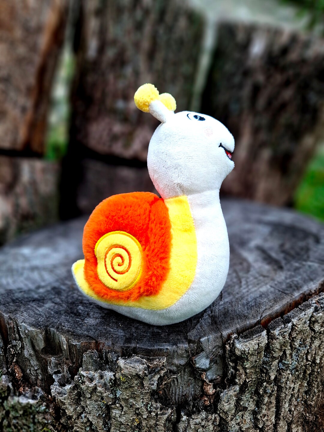 Christmas Gift Stuffed Snail Plush Toys Vintage Soft Snail Toys 7 ...
