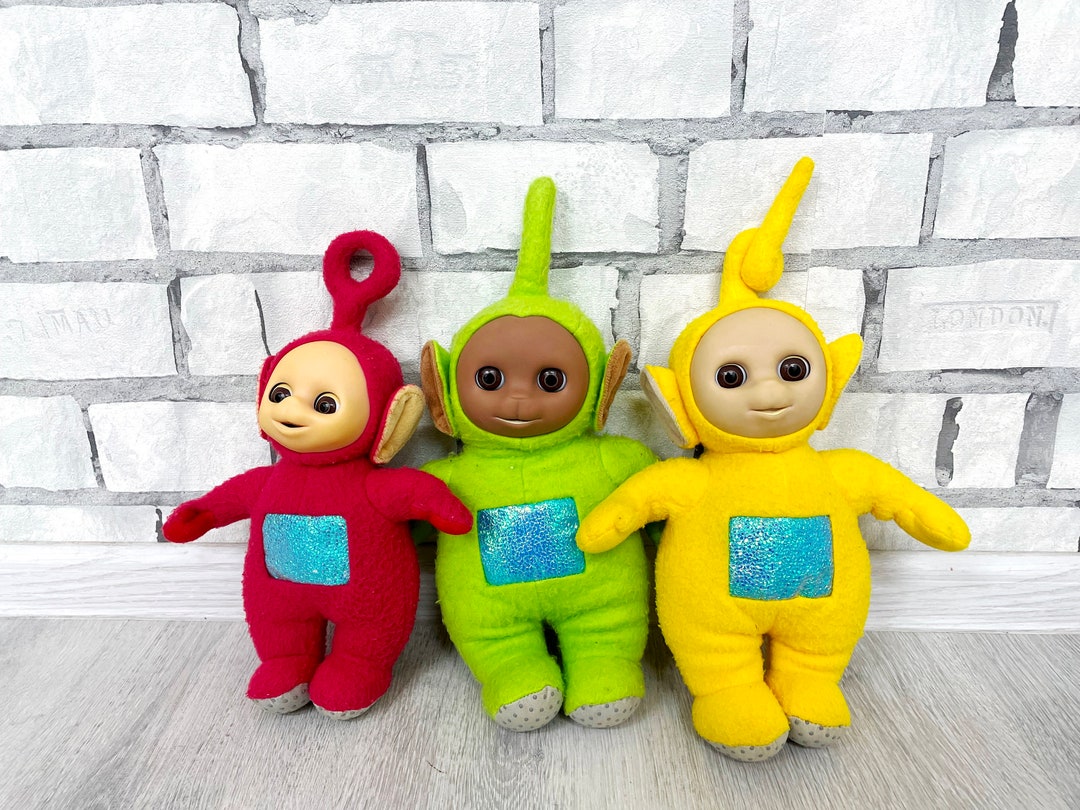 LOT Stuffed Teletubby Plush Toys 12 Dipsy Po Laa-laa Plush Toys Vintage ...