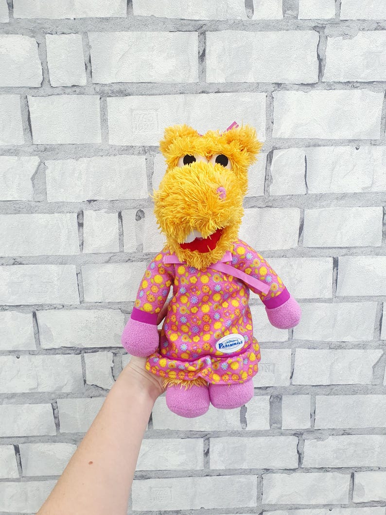 Vintage Stuffed Jim Henson’s Sweet Pea Sue Pajanimals Plush Toys 13.5 ...