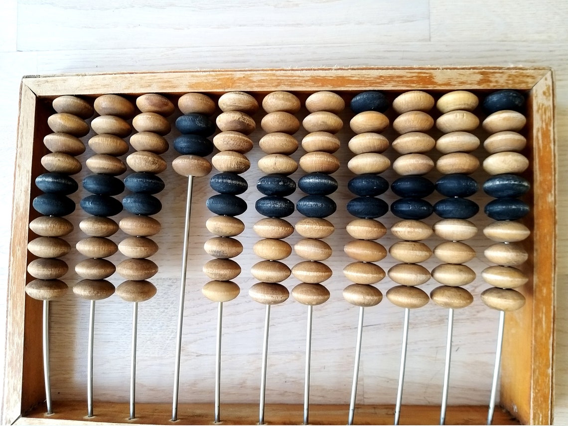 Large Abacus big Abacus Old Wooden Abacus Office Decor Rustic | Etsy