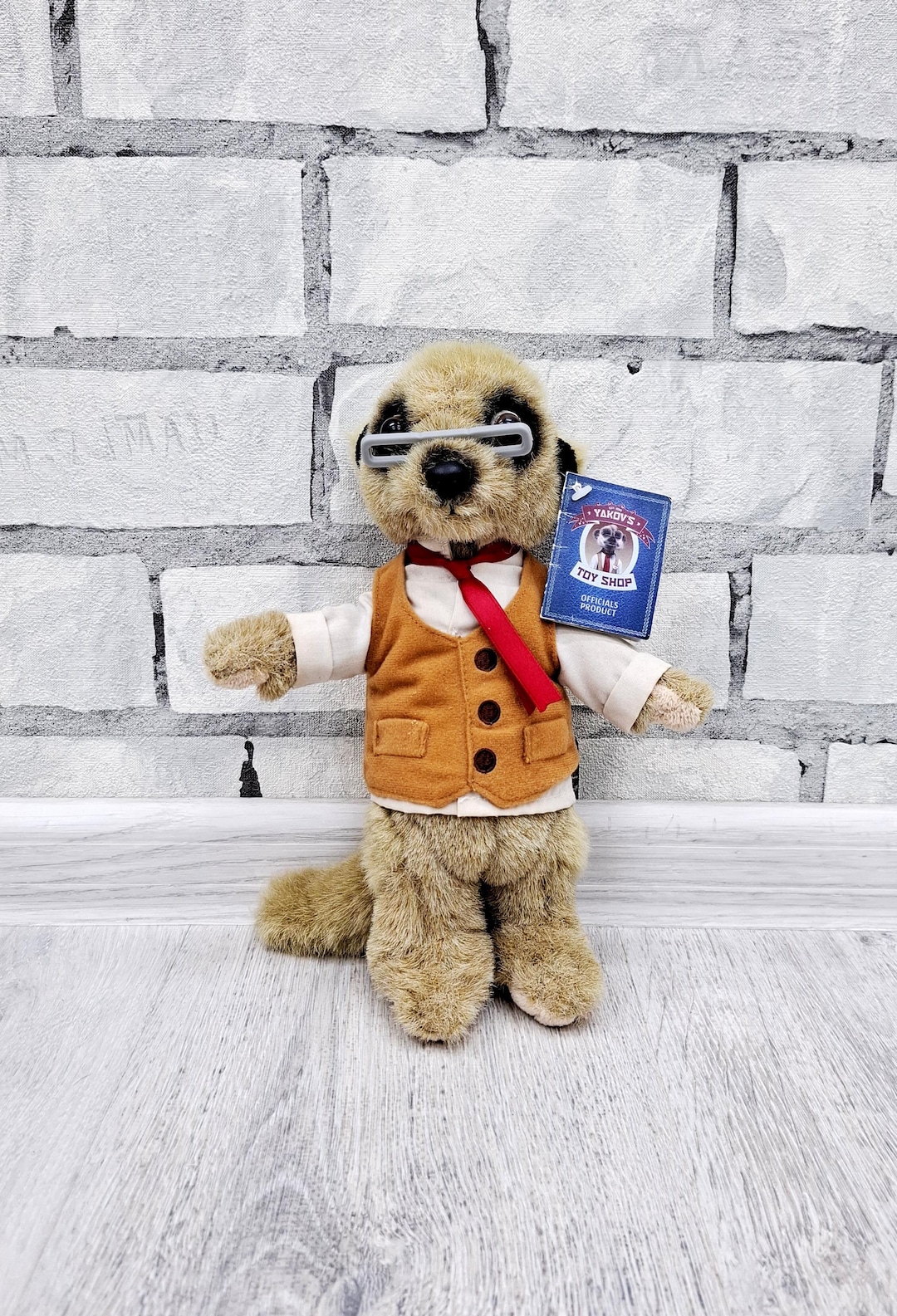 Stuffed Yakov Compare the Meerkat Plush Toys Vintage 10" Collectible ...