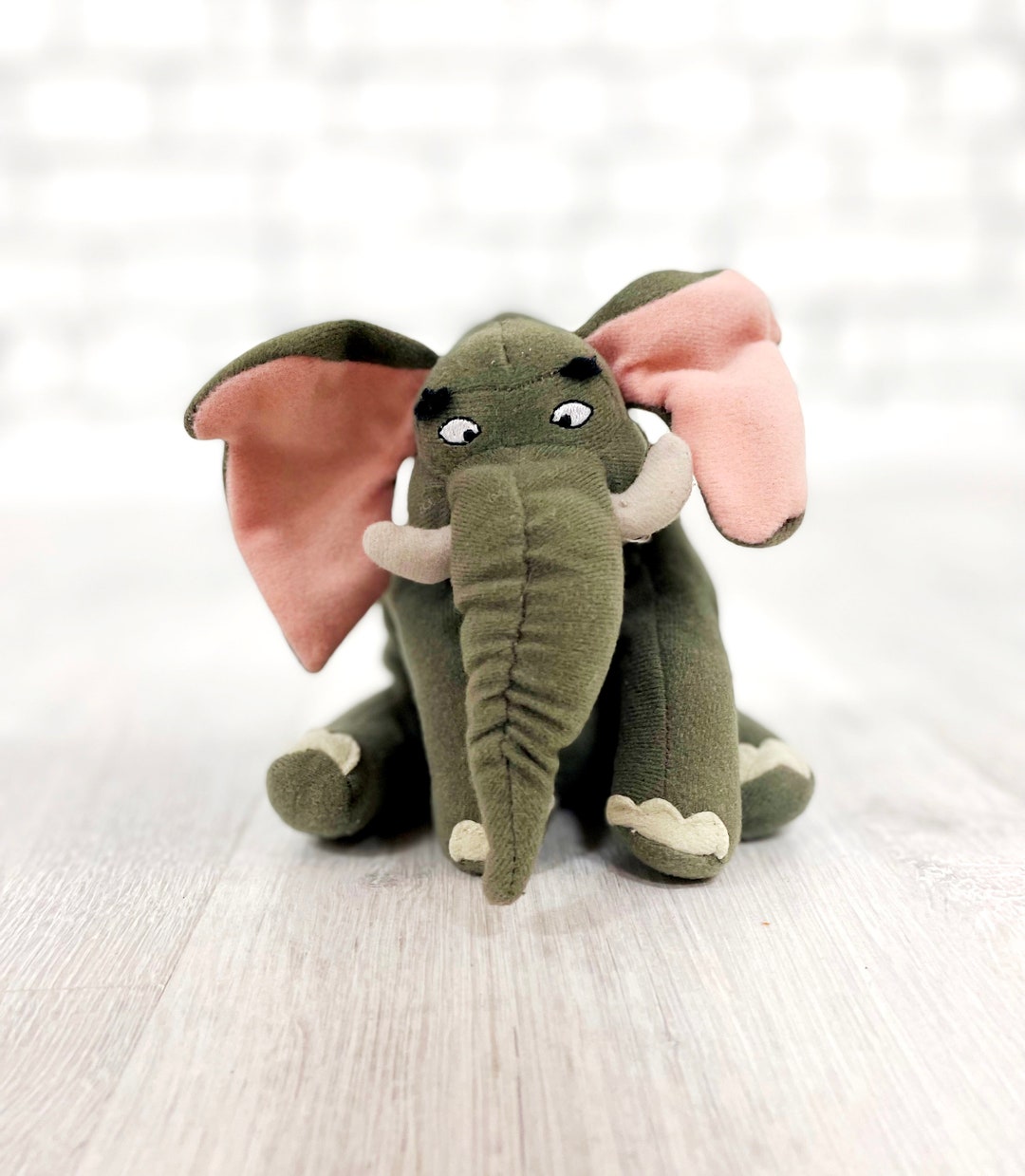 The Jungle Book Colonel Hathi Plush Toys 6 Elephant Plush Toys Vintage ...