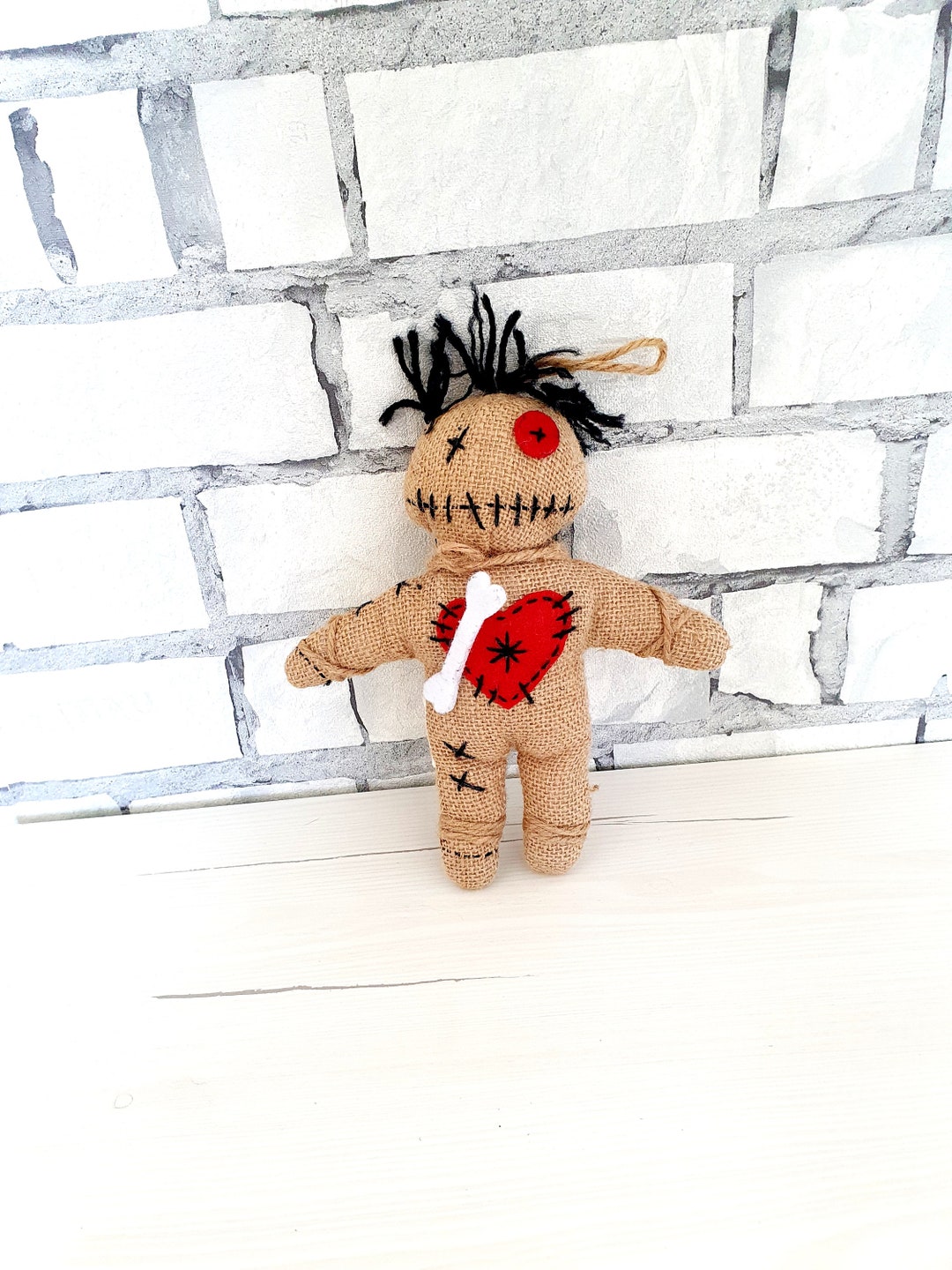 Stuffed Voodoo Doll Vintage Halloween Doll 8.5" Collectible Toy ...