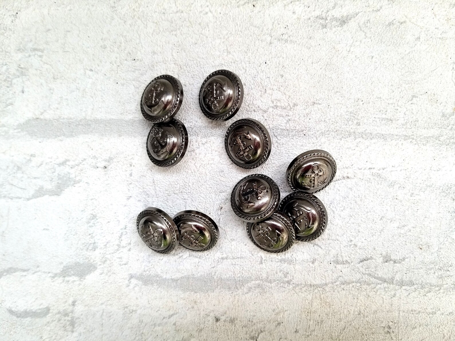 Anchor Button French navy button Vintage nautical Button | Etsy