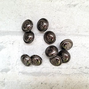 Anchor Button French Navy Button Vintage Nautical Button Military ...