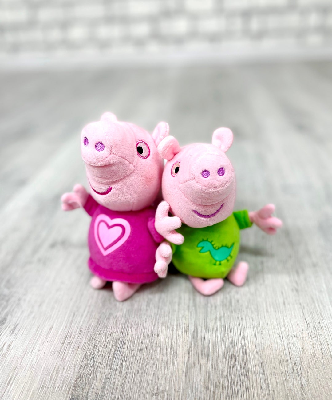 Lot Peppa Pig Plush Toys 7 George Pig Plush Toys Collectible Toy ...