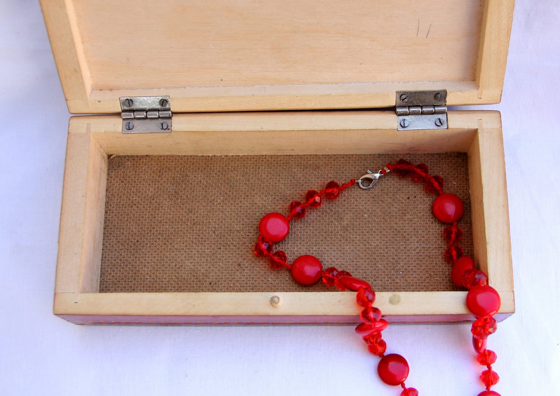 Vintage Jewelry Box Soviet Wood Box Wooden Box Hand Carved Box Ring Box ...