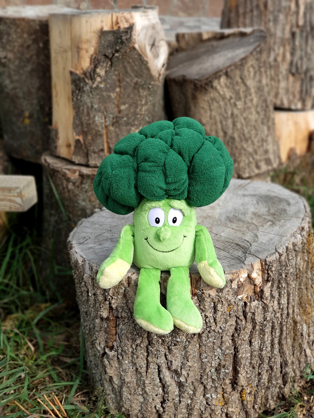 Stuffed Broccoli Plush Toys Vintage Stuffed Vegetable Plush Toys 12 ...