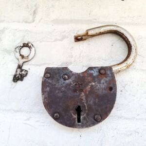 Lock Vintage Padlock Antique Lock Old Padlock Rustic Lock Antique ...