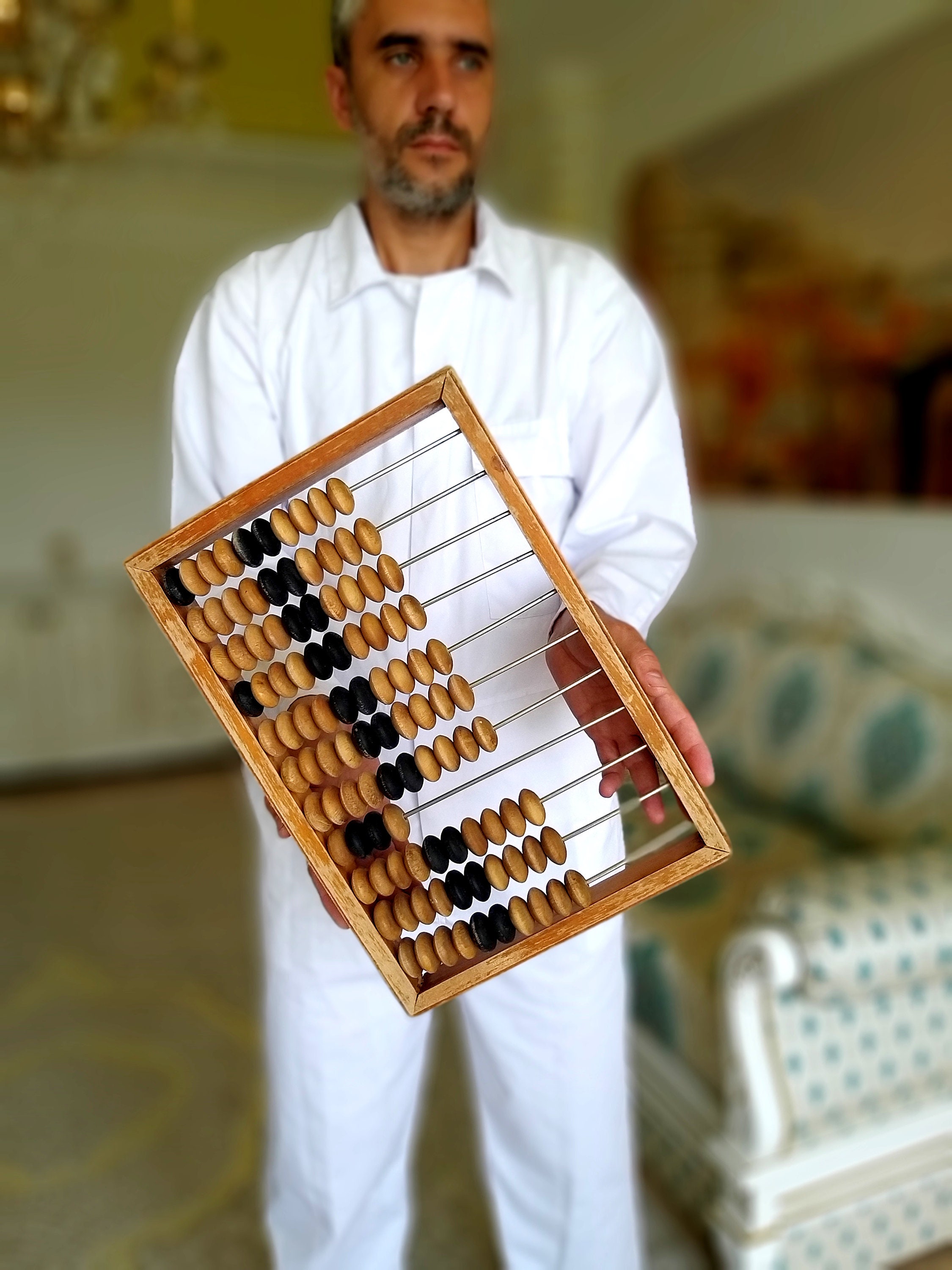 Large Abacus big Abacus Old Wooden Abacus Office Decor Rustic | Etsy