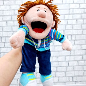Stuffed White Boy Fiesta Crafts Puppet Plush Toys 15 Vintage ...