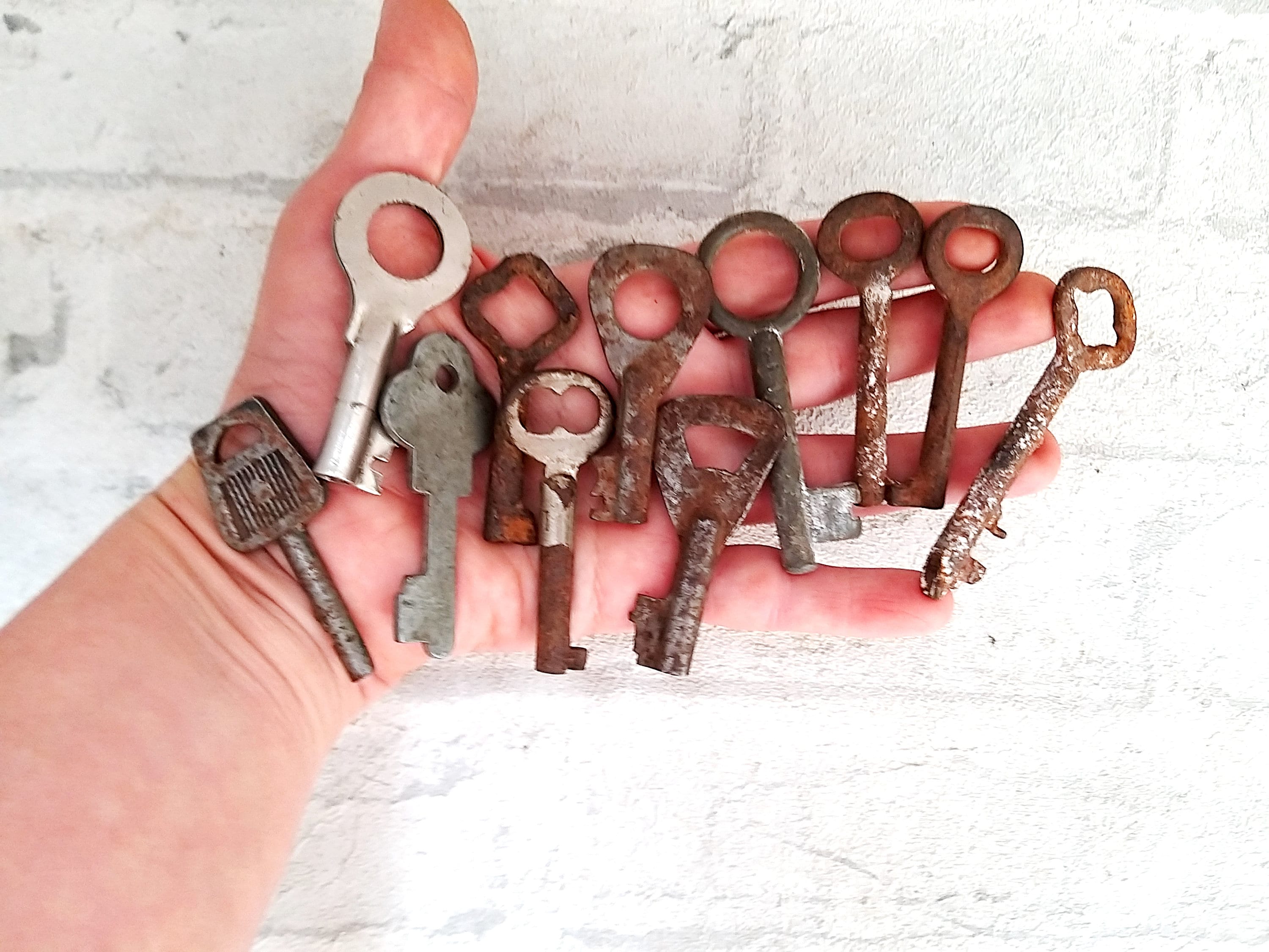 Rustic Keys Vintage Skeleton Key Old Key to the Castle Antique - Etsy