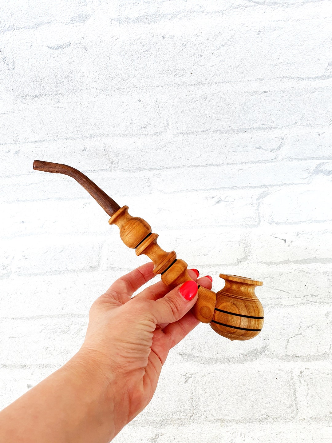 Gift for Smokers Unique Pipe Smoking Pipe Vintage Pipe Tobacco Pipe ...