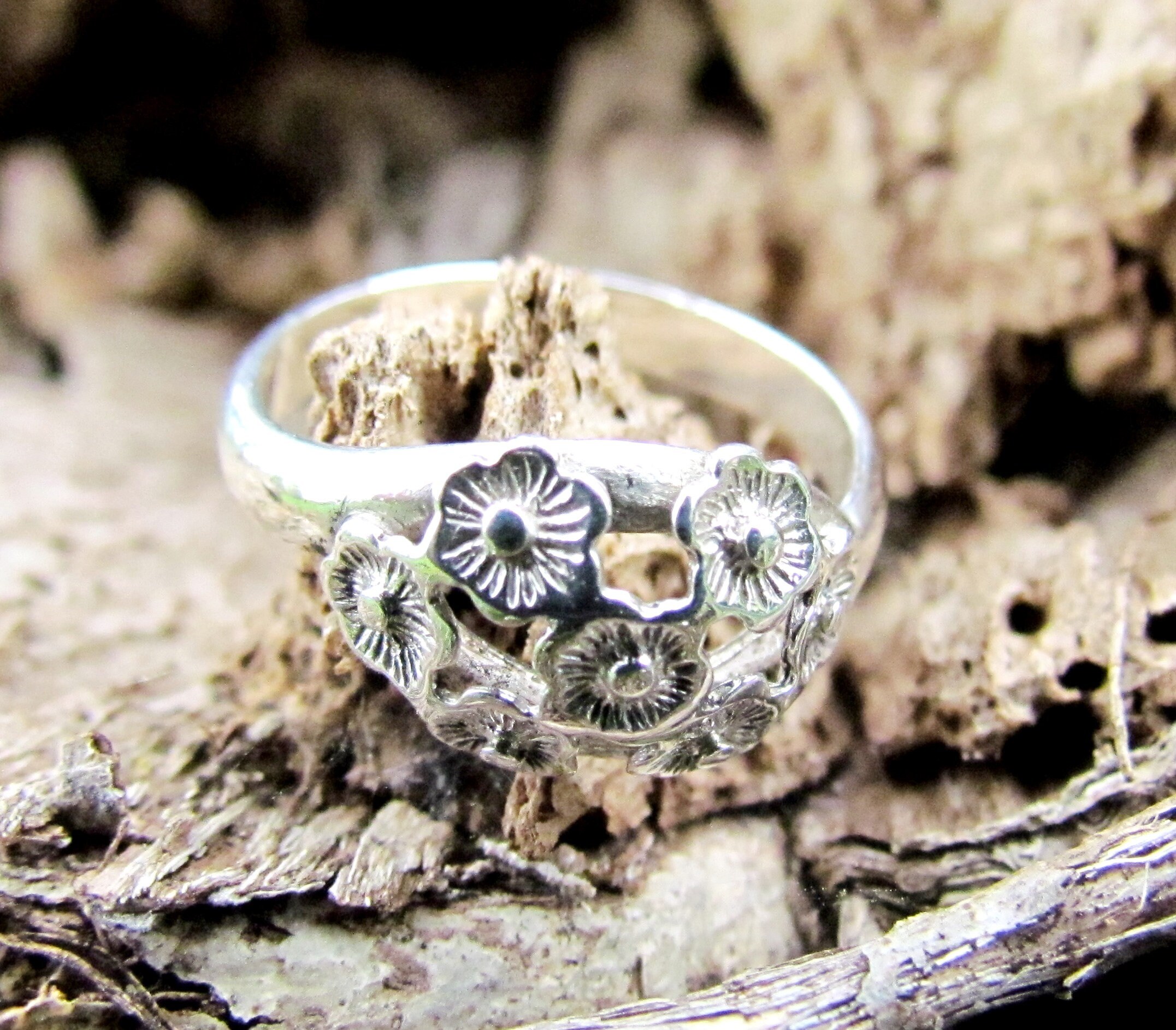 Victorian Ring Vintage Art Deco Ring 925 Sterling Silver | Etsy