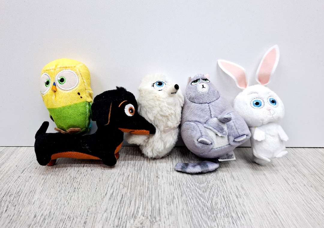 Lot of 5 Secret Life of Pets Snowball Gidget Buddy SWEETPEA Chloe Plush ...