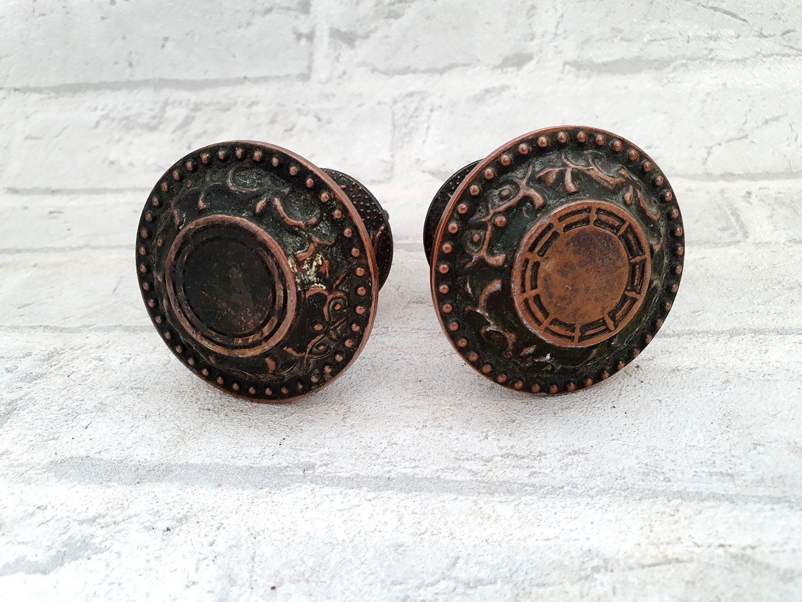 Retro Door Knob Vintage Door Knob Victorian Door Knob Metal - Etsy