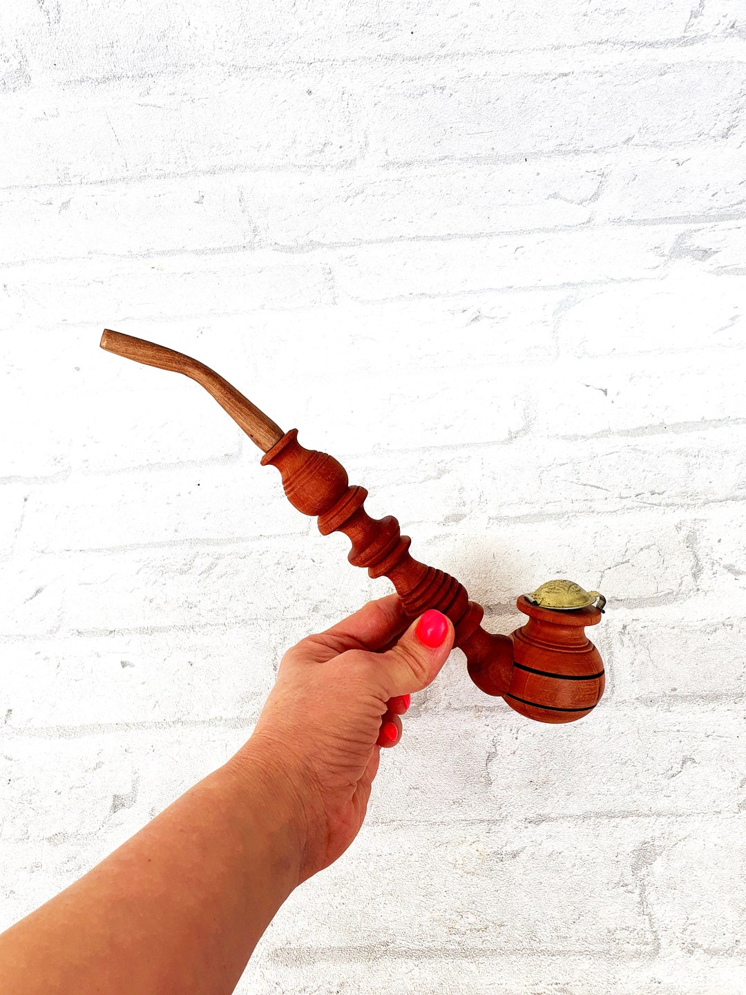 Wooden Smoking Pipe Vintage Pipe Tobacco Pipe Wooden Pipe Wood Pipe ...