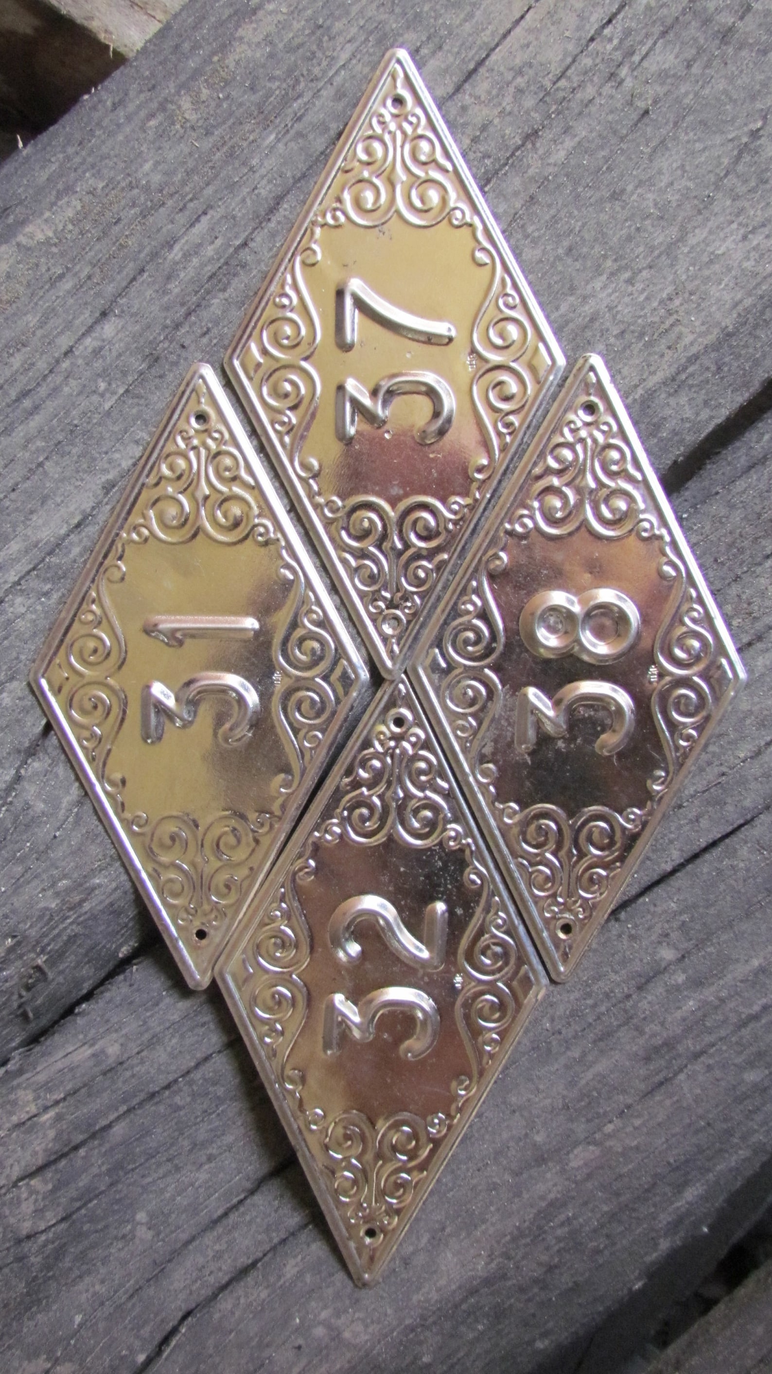 Soviet Door Numbers Vintage Room Number Home Decor House Numbers ...