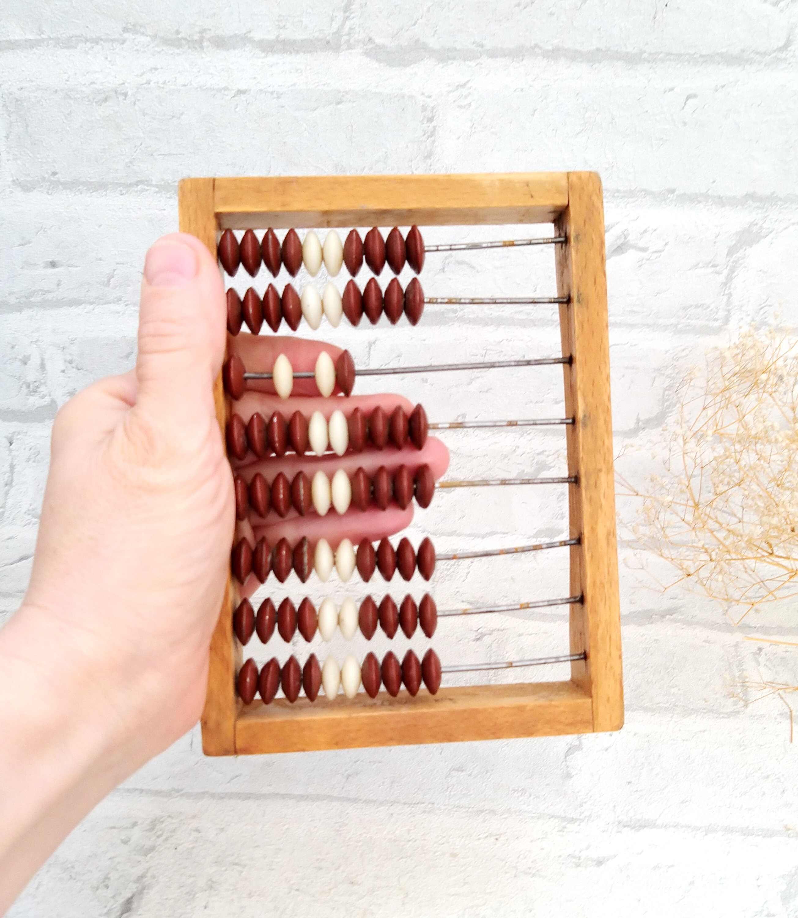 Small Abacus Vintage Abacus Wooden Abacus Office Decor Rustic | Etsy
