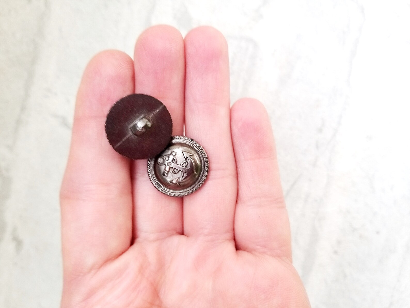 Anchor Button French navy button Vintage nautical Button | Etsy