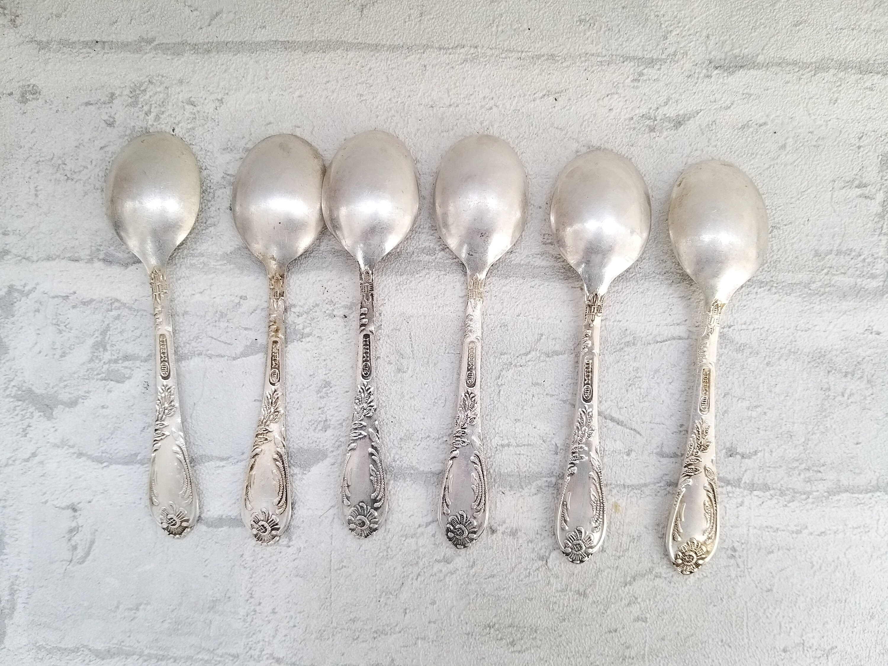 Coffee Spoons Vintage Serving Spoon German Silver Spoon - Etsy