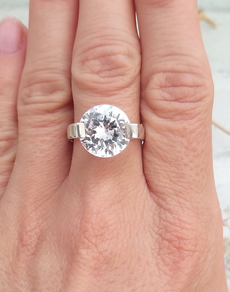 Silver Ring Vintage 925 Sterling Silver Jewelry retro Jewelry | Etsy