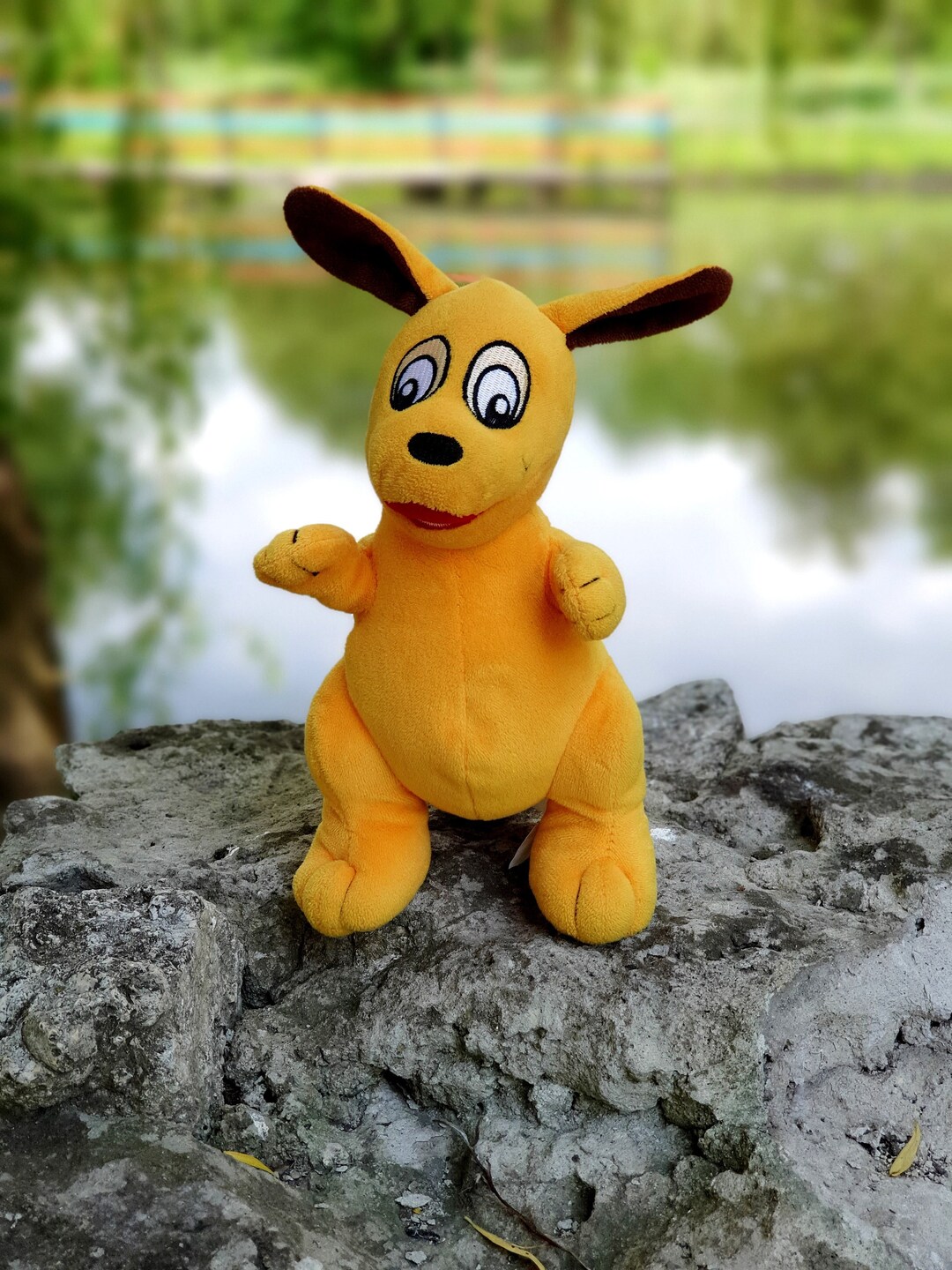 Stuffed Kangaroo Plush Toys Vintage Soft Kangaroo Toys 9" Collectible ...