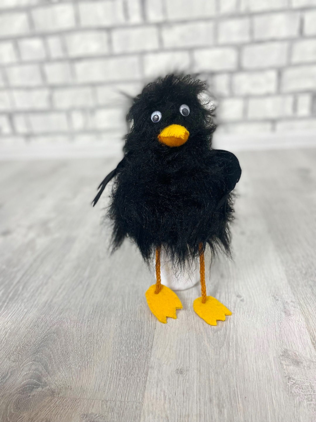 Stuffed Crow Plush Toys Vintage Crow Toys 9 Collectible Toy Plush ...
