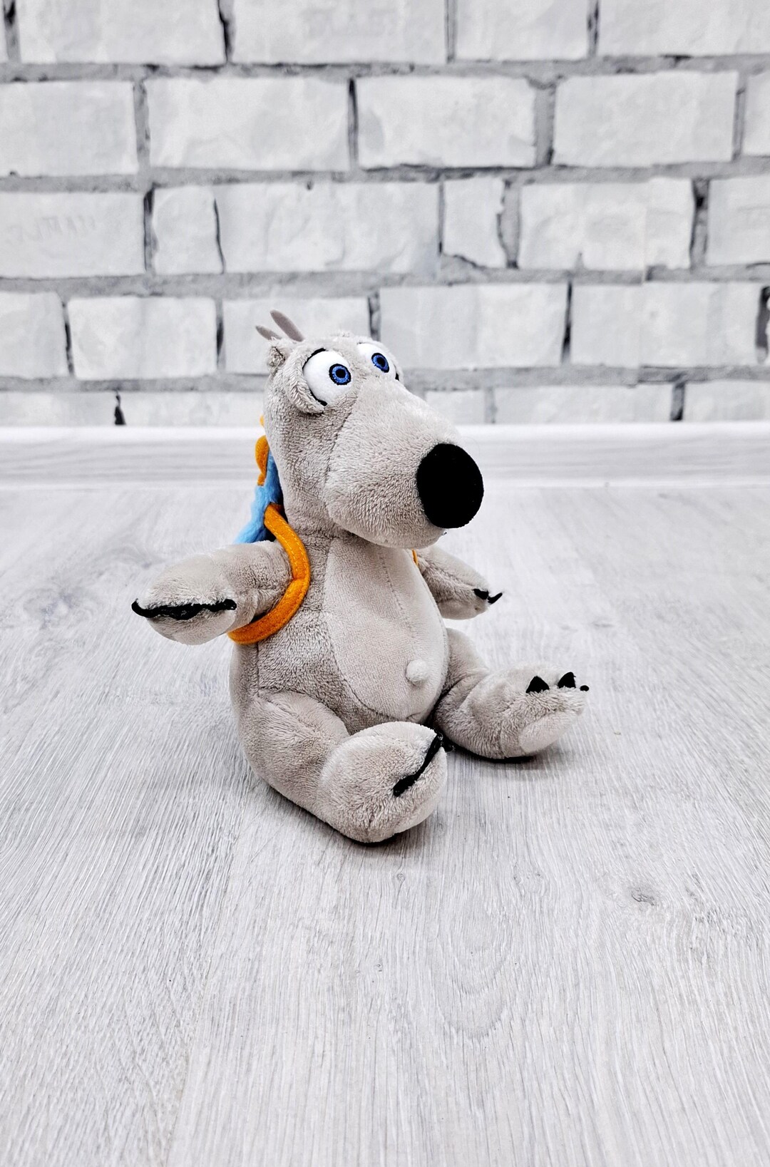 Stuffed Bernard Polar Bear Plush Toys 7.5" Vintage Children's Toy Kids ...