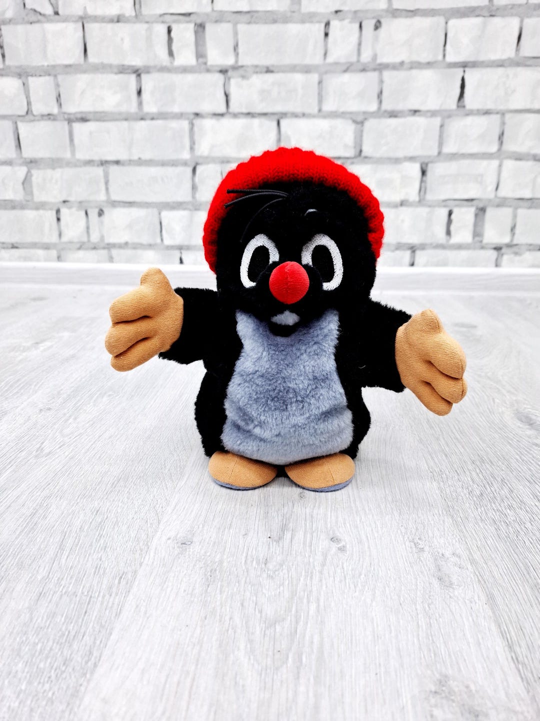 Soft Mole Plush Toys Vintage Stuffed Mole Toys 10" Collectible Toy ...